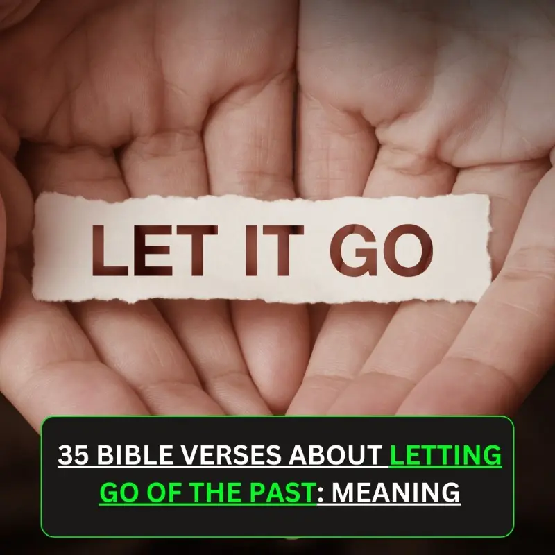 35 Bible Verses About Letting Go of the Past: Meaning